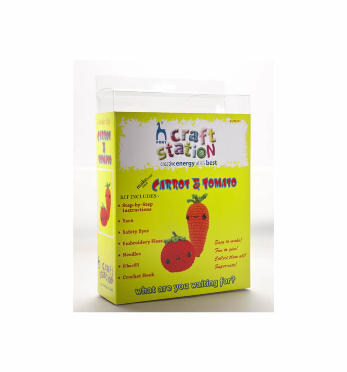 Craft Station kit- Carrot & Tomato