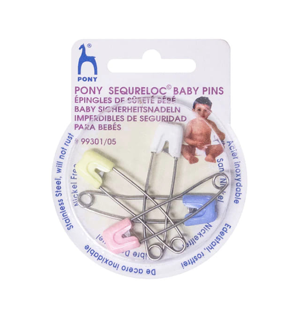 Baby Pins - (4C) - Assorted Colours